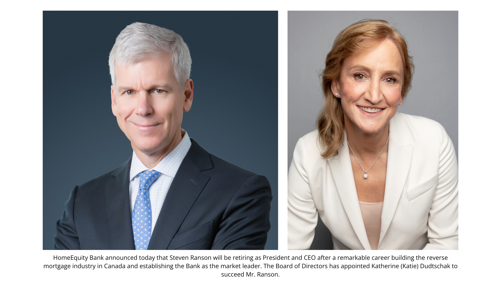 HomeEquity Bank President and CEO Steven Ranson to retire June 30, 2024 ...